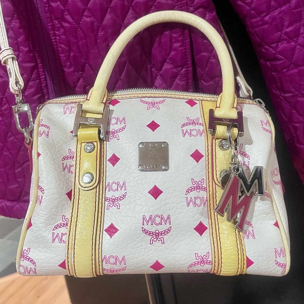 Beautiful Mcm Mini Boston Bag - Gem